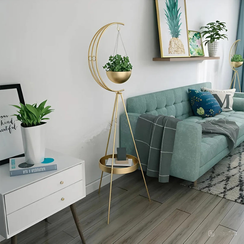 Luxury Metal Moon -Flower Racks – TIMBER AND STONES