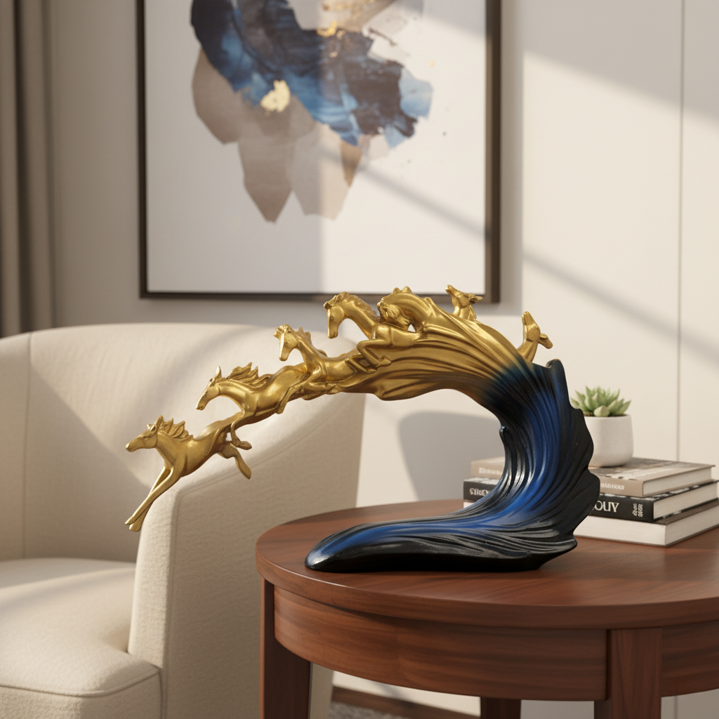 Waves of Pegasus – Symbol of Power, Luck & Motion – TIMBER AND STONES