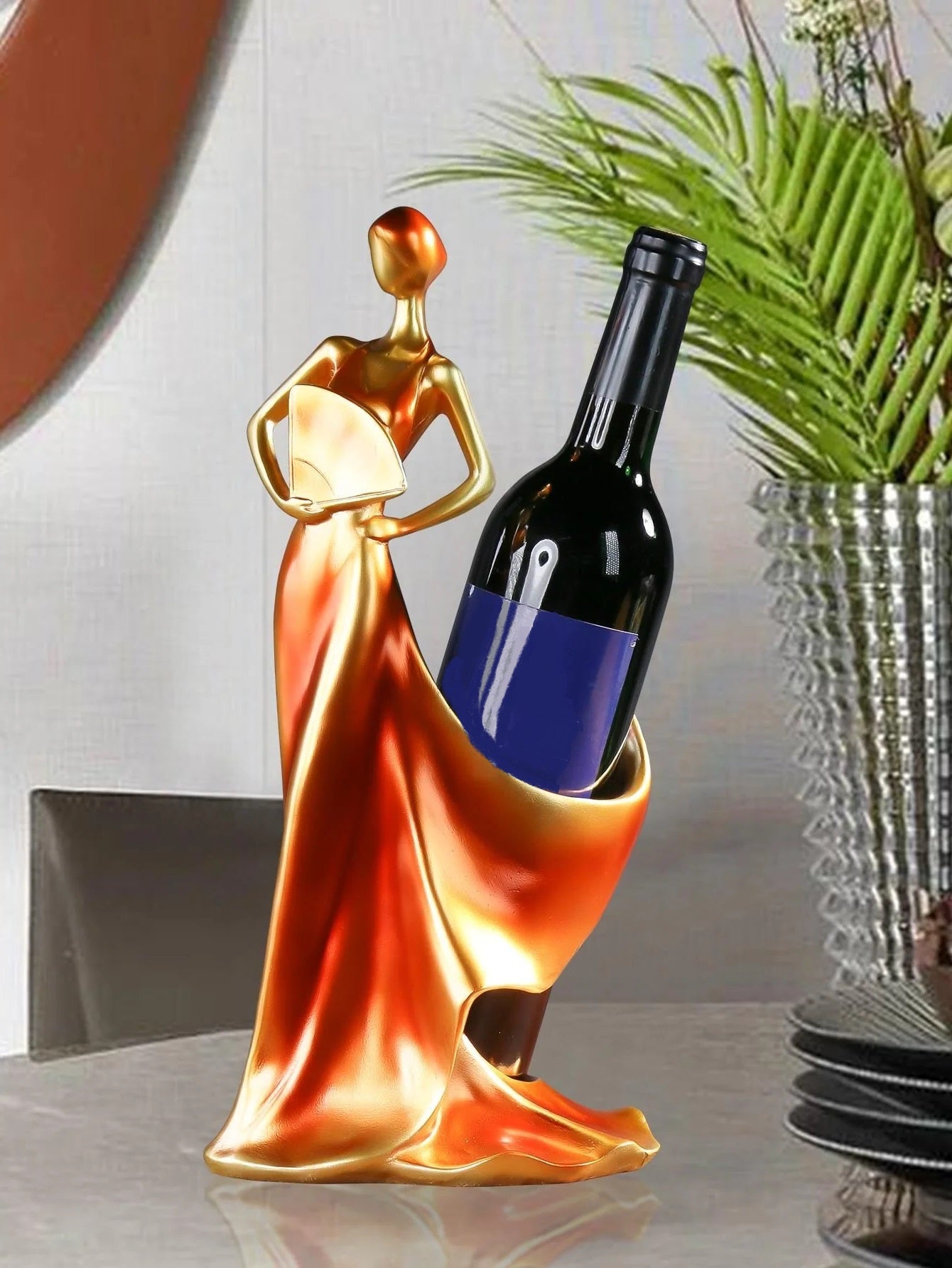 The Wine Maiden -Lady Wine Holder – TIMBER AND STONES